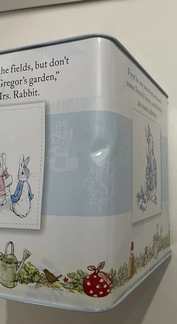 PETER RABBIT MUSICAL Toy Jack in the Box, Beatrix Potter Rainbow Design ...
