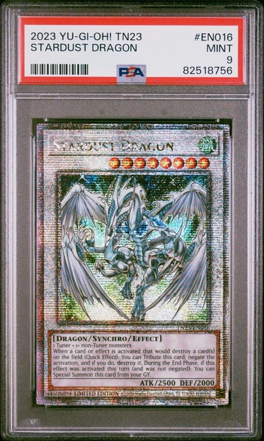 2023 YU-GI-OH! TN23 Stardust Dragon 25th Anniversary Tin QC EN016 1st ...