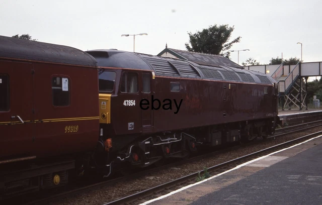 35MM SLIDE - BR Diesel Electric Loco Class 47. 47854 @ Helsby £3.58 ...