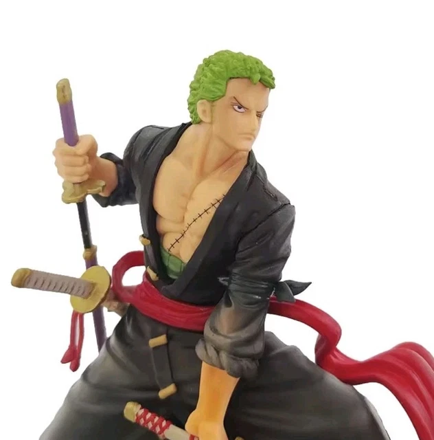 ONE PIECE ANIME action Roronoa Zoro Roof Sauron Three Knife Flow Figur ...