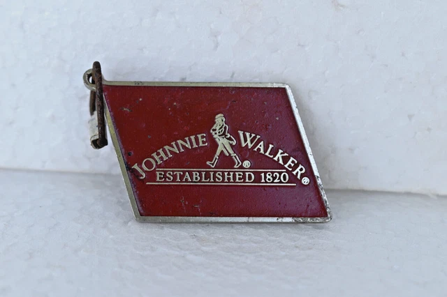 VINTAGE JOHNNIE WALKER Red Label Old Scotch Whisky Advertising Keychain ...