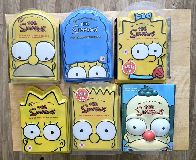 THE SIMPSONS LIMITED Collectors Editions DVD Box Sets Seasons 6,7,8,9, 10 and 11 £26.72 ...