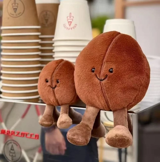 NEW JELLYCAT AMUSEABLES Coffee Bean Plush - Includes Tags + Dust Bag UK ...