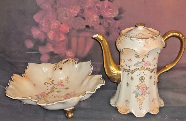 CROWN DEVON FIELDINGS "Perth" Coffee Pot & Drainer Dish – Victor Shape ...