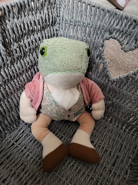 10& JEREMY FISHER plush soft toy Eden Beatrix Potter frog Peter Rabbit ...