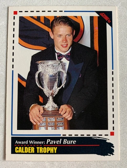 NHL PAVEL BURE Canucks 1992-93 Score Calder Trophy Hockey Trading CARD ...