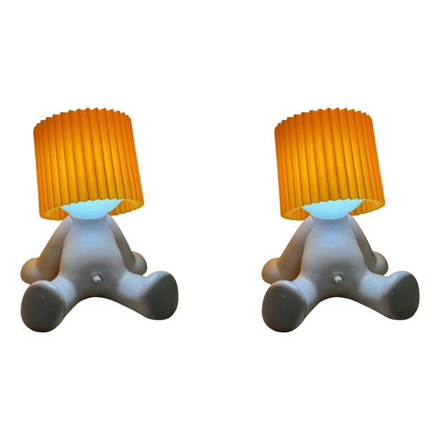 2X A LITTLE Shy Man Lamp, Modest Mike Naughty Night Lamp Shy Night ...