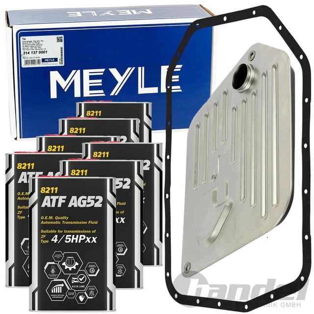 MEYLE KIT DE Filtro Hidráulico Atf Caja Cambios + Aceite Apto para BMW ...