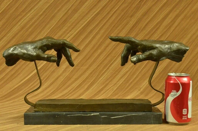 HOMMAGE SALVADOR DALI - Bronze Sculpture - Toucher Hands - 100% Bronze ...