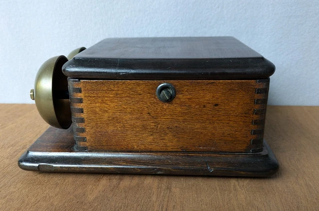 VINTAGE WOODEN TELEPHONE box GPO No 1A £26.70 - PicClick UK