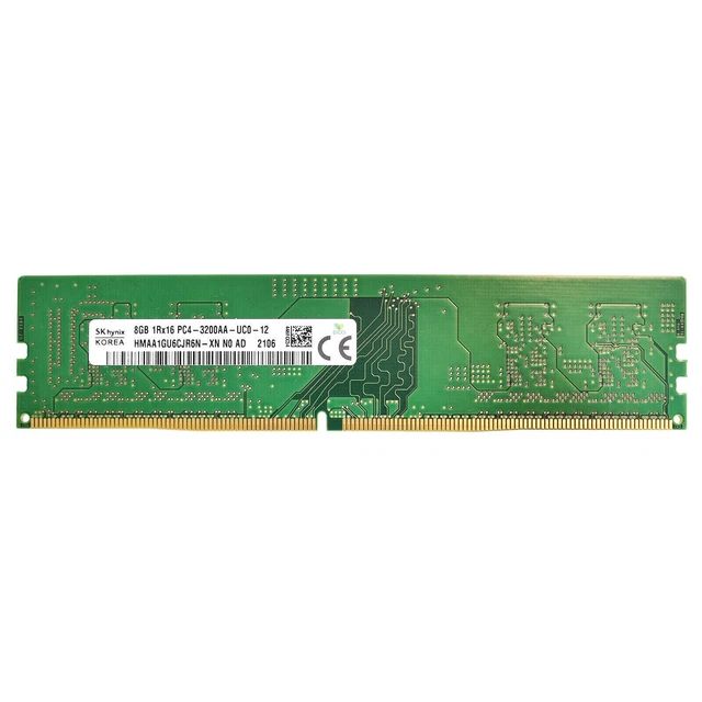 HYNIX 8GB DDR4 3200MHz PC4-25600 1.2V Desktop Memory Module ...