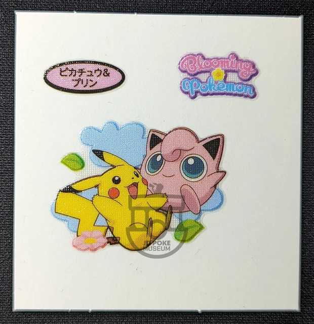 BLOOMING POKEMON DAIICHI Pan Chara Deco Sticker Pikachu & Jigglypuff ...