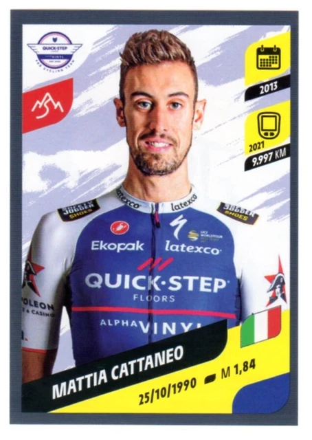 STICKERS PANINI TOUR DE FRANCE 2022 #255 Mattia CATTANEO EUR 1,25 ...