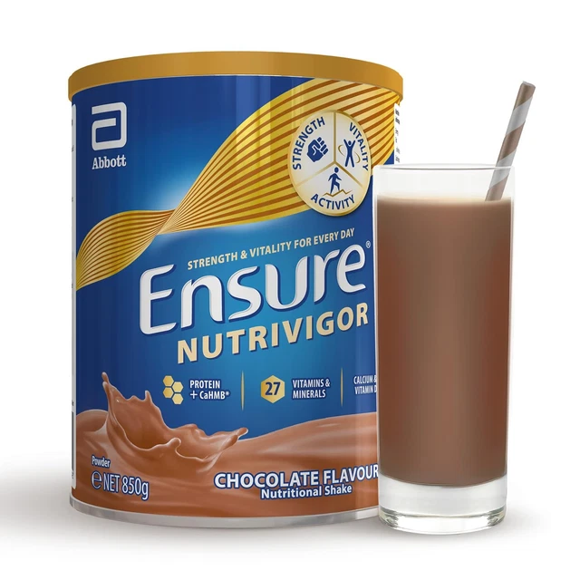 ENSURE NUTRIVIGOR NUTRITIONAL Shake – Chocolate Flavour – 850g – Food £ ...