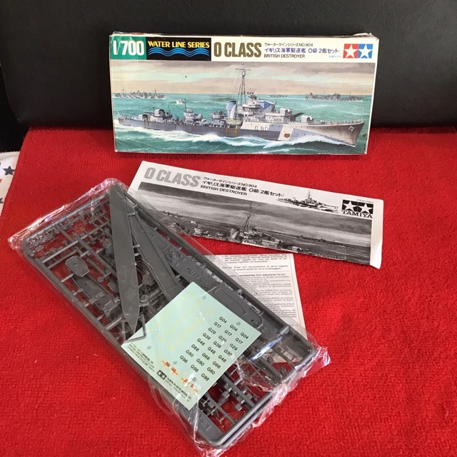 TAMIYA BRITISH O Class Destroyer WW2 Era Plastic Model Kit 31904 1:700 ...