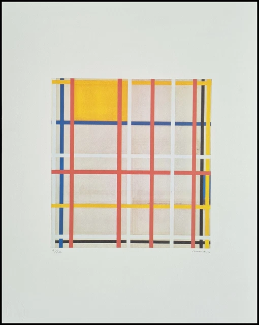 PIET MONDRIAN * New York City * 50 x 40 cm * signed lithograph *limited ...