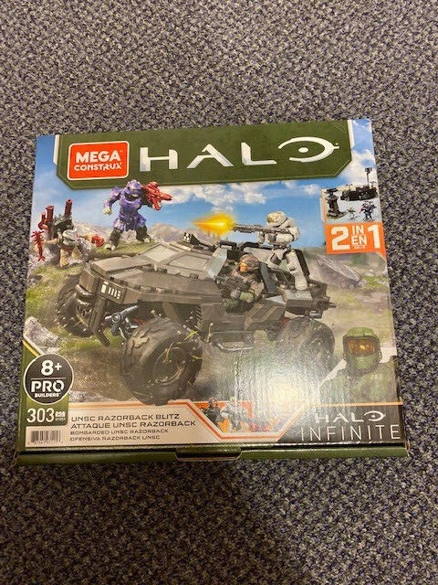 MEGA CONSTRUX HALO UNSC Razorback Blitz Halo Infinite Toy Car - Never ...
