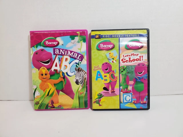 BARNEY ANIMAL ABCS, Let's Play School, Now I Know My ABCs DVD DVDs £12. ...