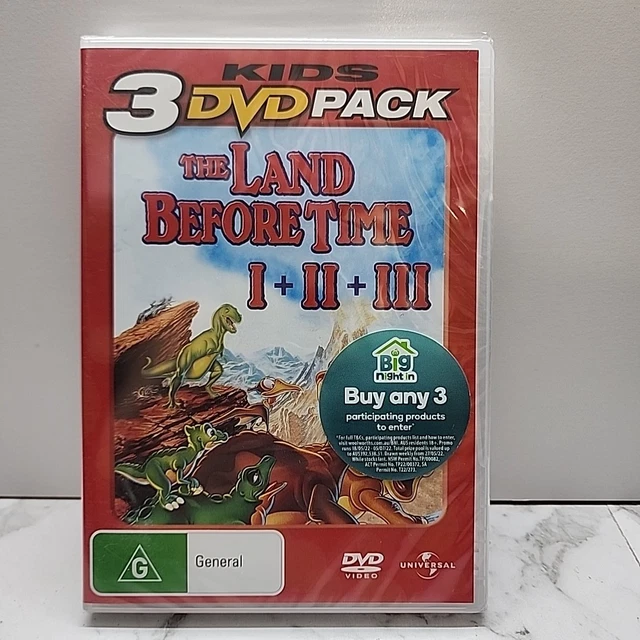 THE LAND BEFORE Time 1, 2 & 3 Brand New Sealed 3 DVD Set Region 4 $17. ...
