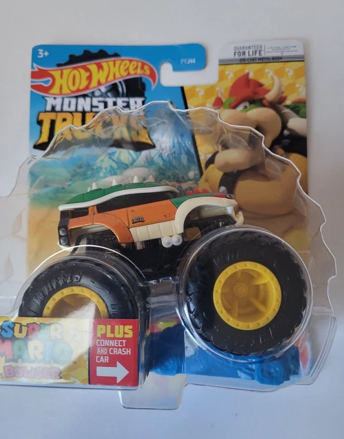 HOT WHEELS MONSTER Jam Bowser Super Mario Bros Monster Truck échelle 1: ...