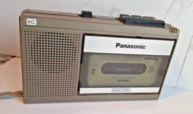 VINTAGE PANASONIC RQ-339 Portable Cassette Recorder/Player, ATTIC FIND ...