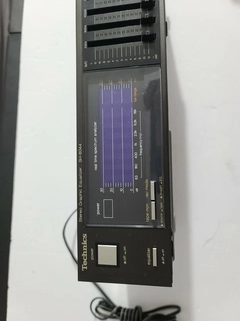 TECHNICS SH-8044 STEREO Graphic Equalizer with Spectrum Analyzer ...