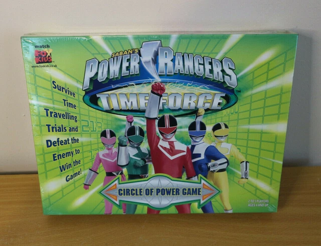 POWER RANGERS TIME Force 'Circle of Power' Board Game- 2002 Fox Kids ...
