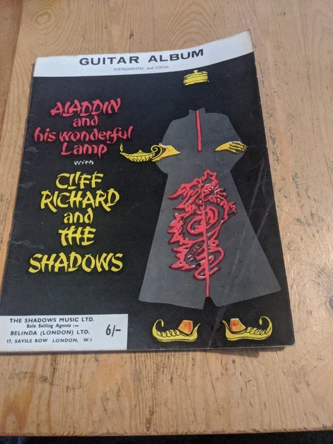 1964 CLIFF RICHARD The Shadows Sheet Music Book 28 Pages Aladdin £12.00 ...