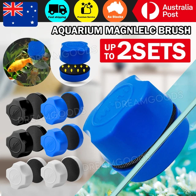 MAGNETIC CLEAN BRUSH Aquarium Fish Tank Glass Algae Scraper Cleaner ...