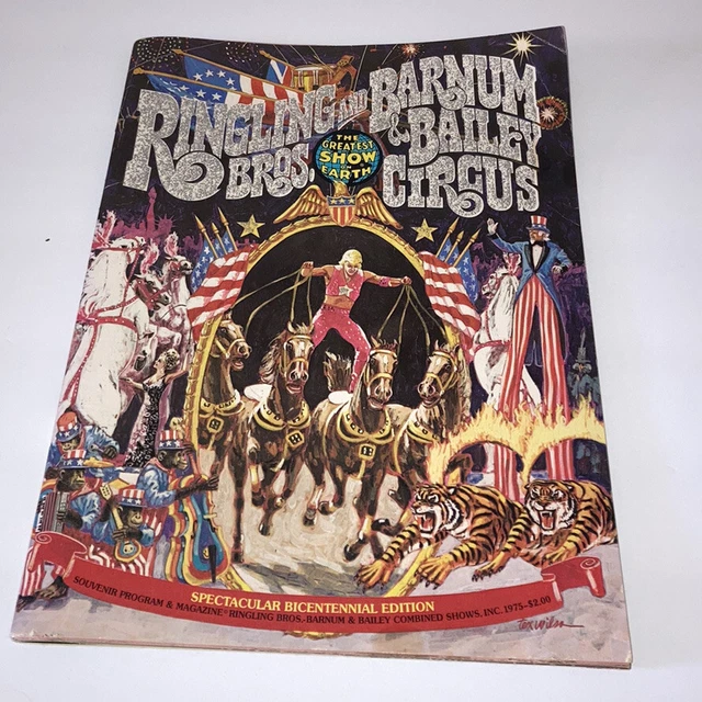 RINGLING BROS & Barnum & Bailey Circus Souvenir Program Book Vintage ...