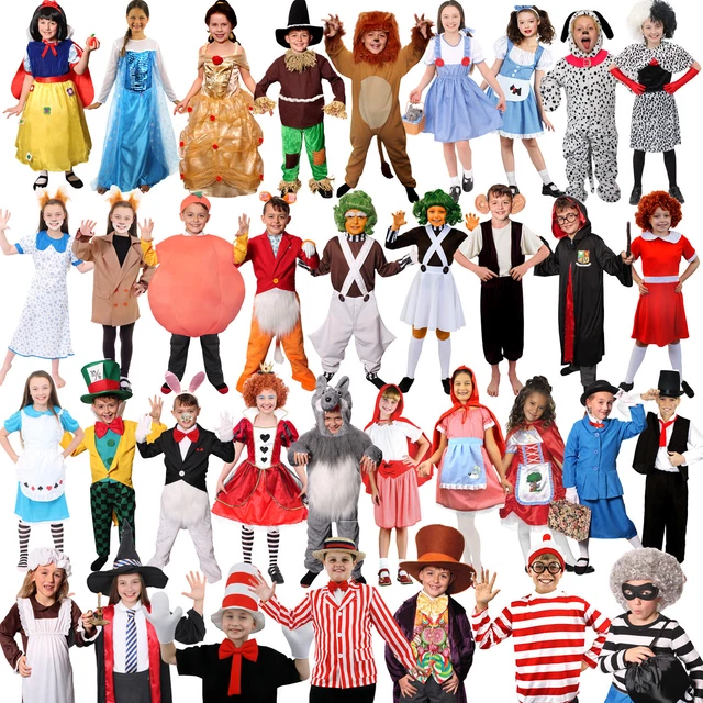 GIRLS BOYS WORLD Book Day Week Character Costume Fancy Dress Choose ...