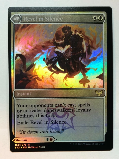 MTG FLAMESCROLL CELEBRANT Revel in Silence Strixhaven: School of... 150 ...