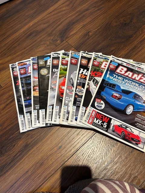 ONE BANZAI JAPANESE Car Magazine Issue 123 2012-issue 156 2014 £5.45 ...