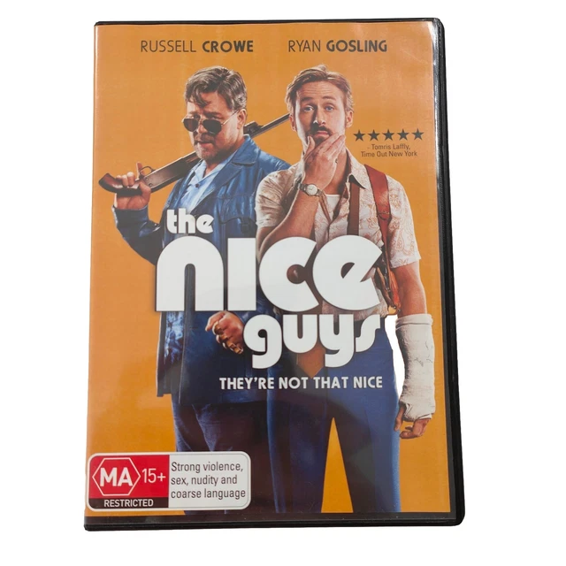THE NICE GUYS DVD2016 Russell Crowe Ryan Gosling Comedy Cop Drama ...