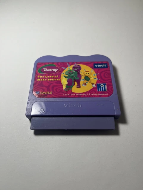 VTECH VSMILE BARNEY & Friends “The Land of Make Believe” Game Cartridge ...