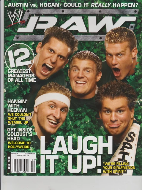 WWE RAW MAGAZINE June 2006 Spirit Squad Dolph Ziggler Goldust Wrestling ...