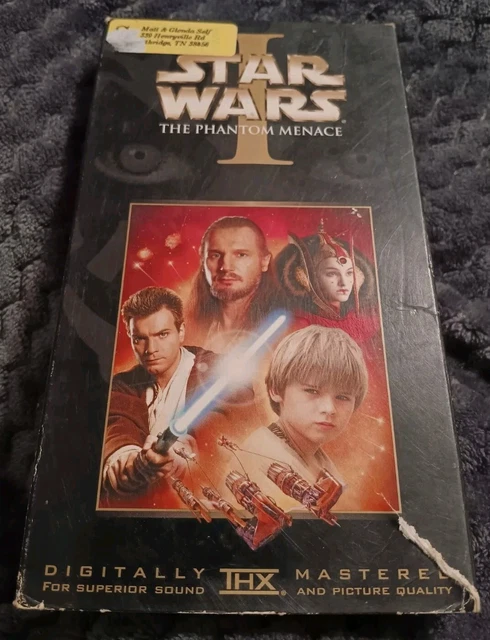 STAR WARS EPISODE I: The Phantom Menace (VHS, 2000)(f) £1,942.35 ...