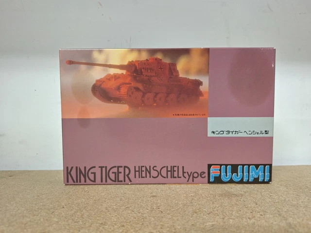 FUJIMI 1:76 SCALE King Tiger Henschel Type Model No.76044 $16.00 ...