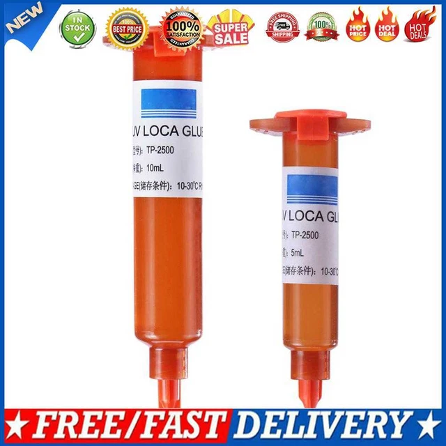 TP-2500 LOCA UV Glue Liquid Optical Clear Adhesive UV Glue for Repair ...