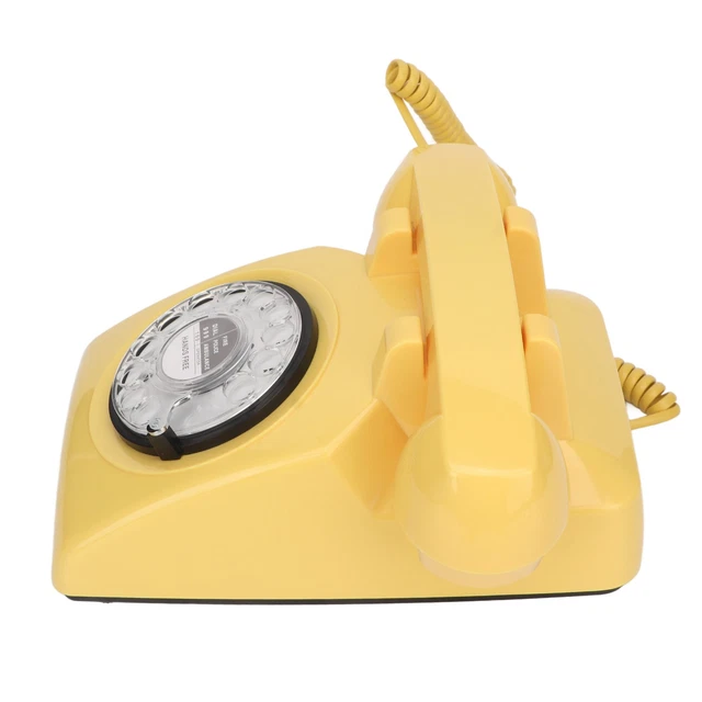 RETRO DIAL TELEPHONE Classic Simulation Vintage Mechanical Ringer P TJS ...