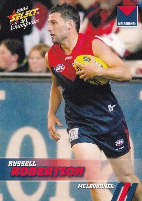 AFL 2008 SELECT Melbourne Demons - Russell Robertson Card No.121 $2.26 ...