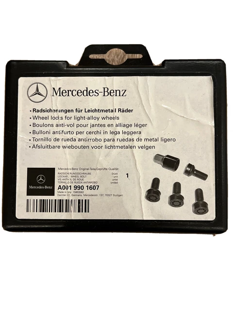 ORIGINAL MERCEDES BENZ W205 Radsicherungen Felgenschloss schwarz ...