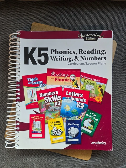ABEKA HOMESCHOOL K5 Lesson Plans Phonics Reading Writing Numbers ...