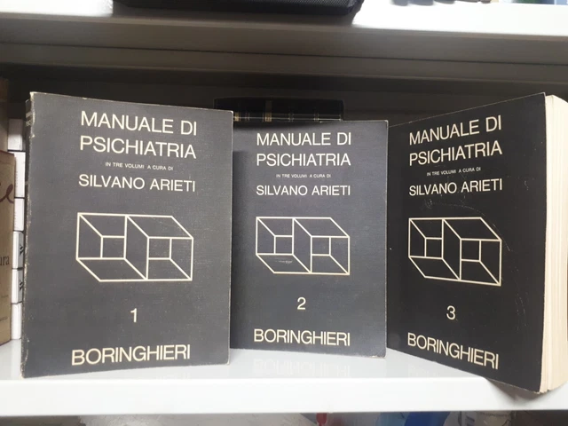 SILVANO ARIETI, MANUALE DI PSICHIATRIA 3 Volumi BOLLATI BORINGHIERI EUR ...