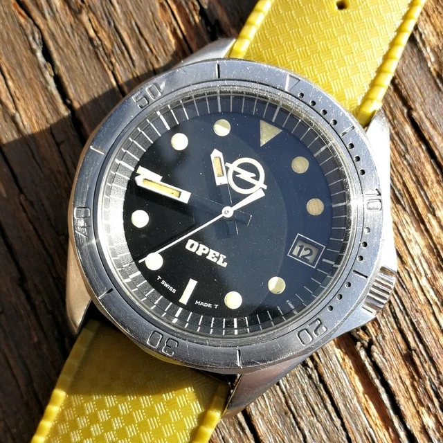 RARE VINTAGE BULER Diver Watch for OPEL - 1970s - Cal. SSIH 5500 ...