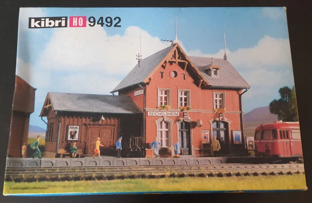 KIBRI , 9492 "Bahnhof Reichelsheim" , Bausatz Spur HO EUR 35,00 - PicClick DE