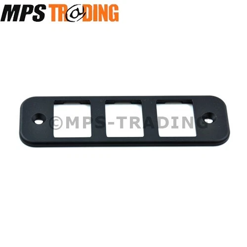 LAND ROVER DEFENDER Dash Switch Panel Mounting Plate Black Aluminium ...