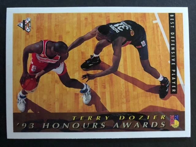 1994 FUTERA AUSTRALIAN NBL Basketball Best Defensive Player Terry ...