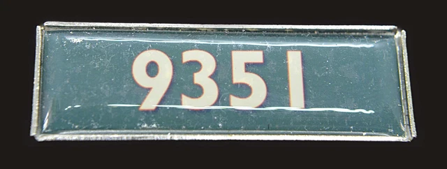 G.W.R NO 9351 Number. Plate Railway Train Locomotive Pin Badge £3.00 - PicClick UK