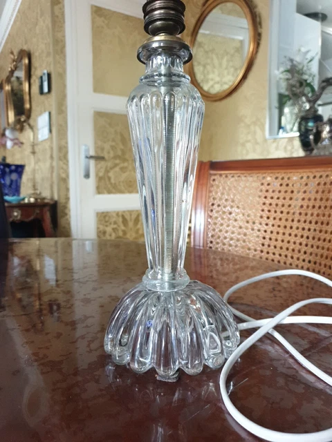 ANCIENNE LAMPE EN Cristal De Bayel Cristallerie Royal De Champagne EUR ...